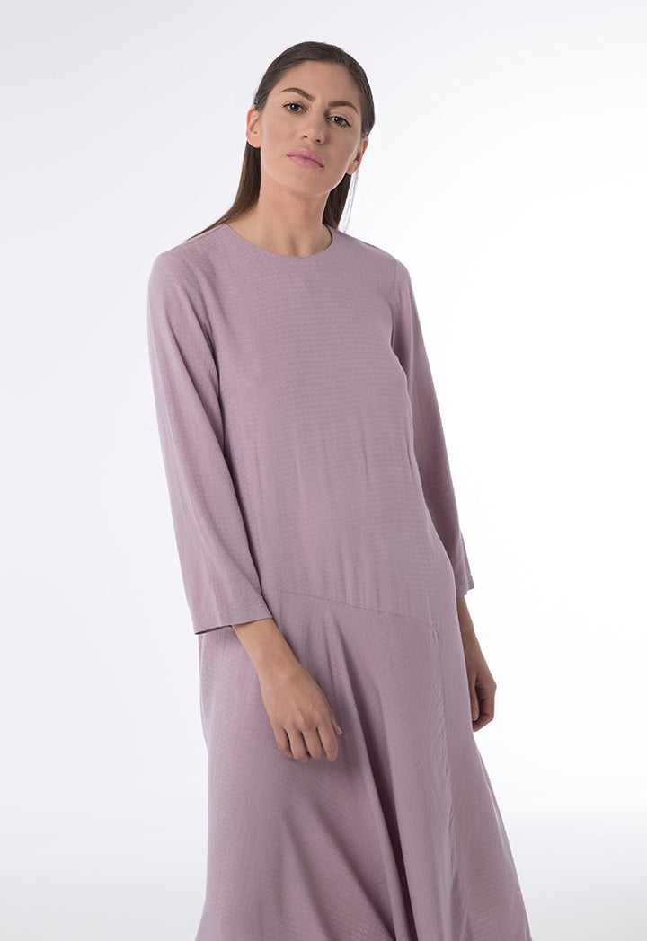 Asymmetric Textured Fabric Dress – ZAY