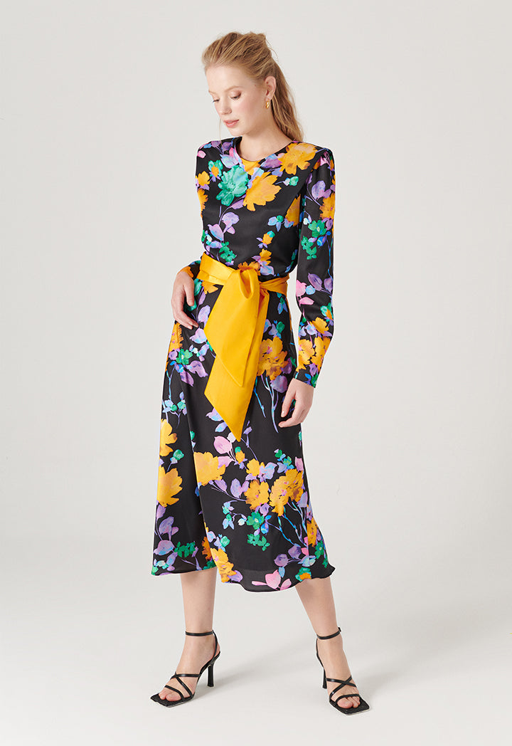 Floral Midi Dress – ZAY