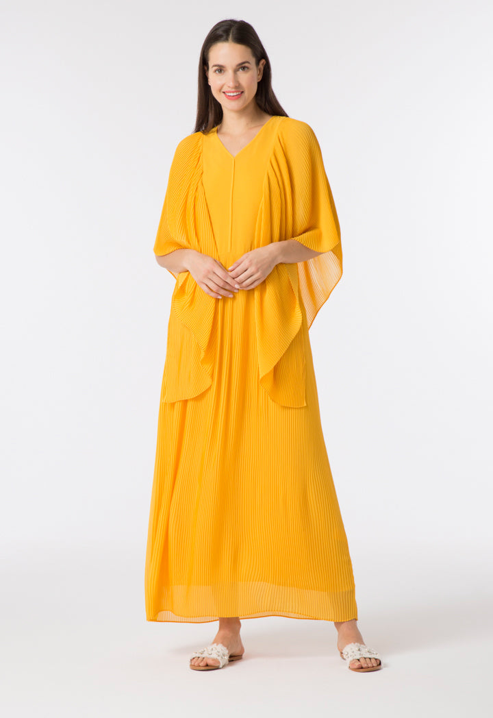 Pleated Long Dress – ZAY